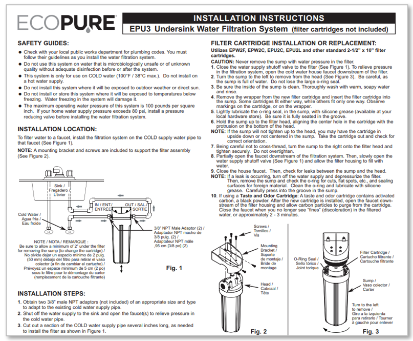 EPU3 Manual – EcoPure