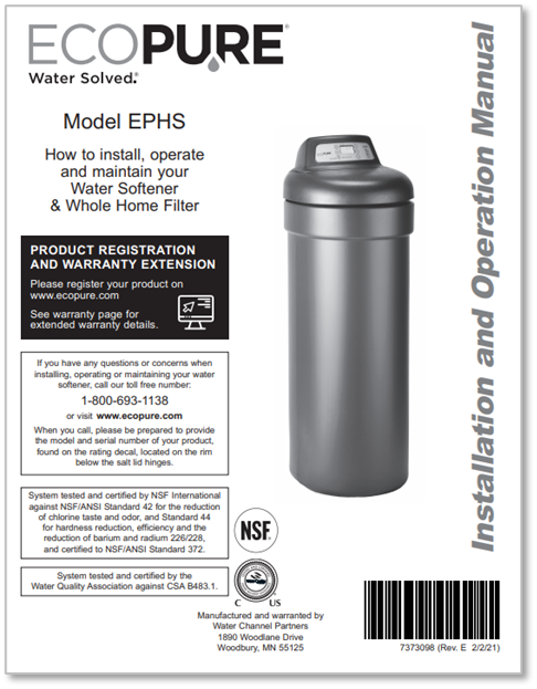 EPHS Manual – EcoPure