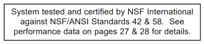 What is an NSF / ANSI Certification? – EcoPure