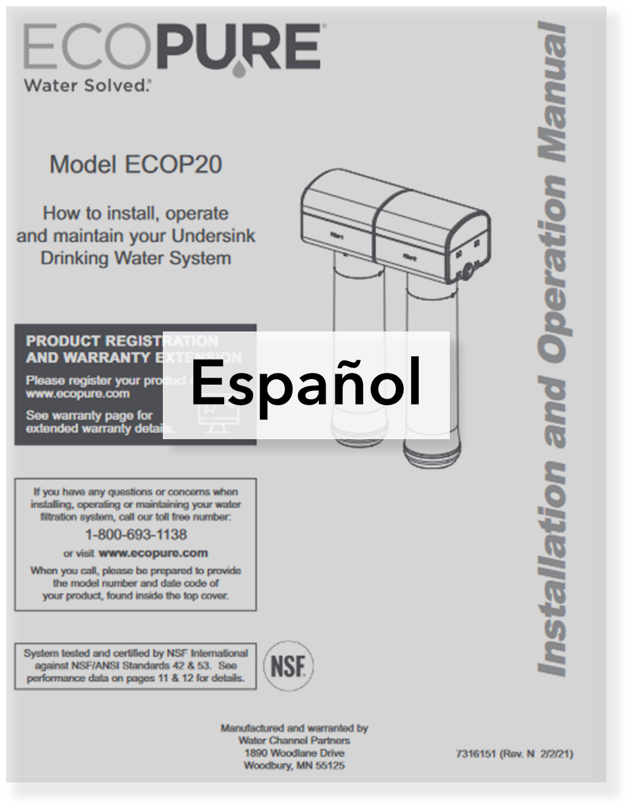 ECOP20 Manual – EcoPure