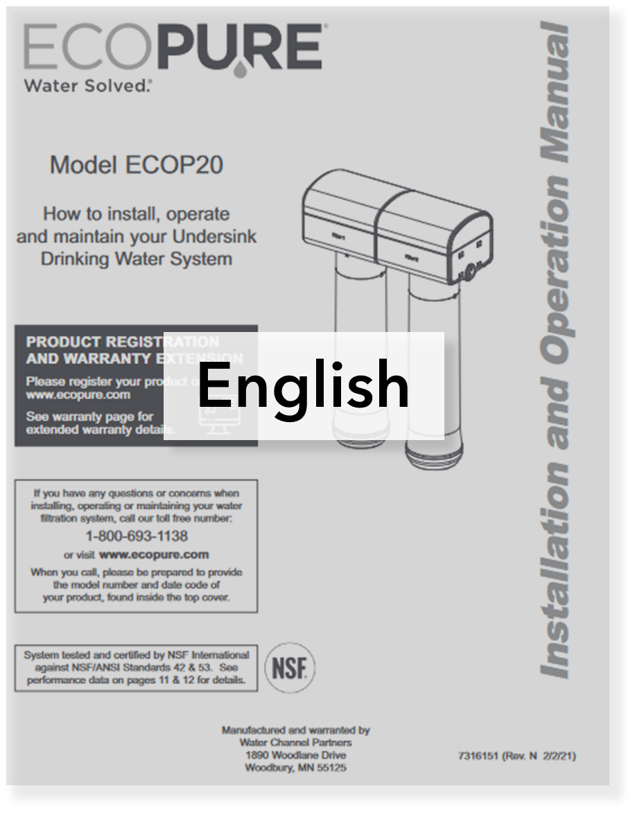 ECOP20 Manual – EcoPure