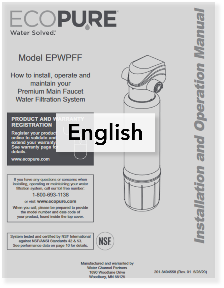 EPWPFF Manual – EcoPure