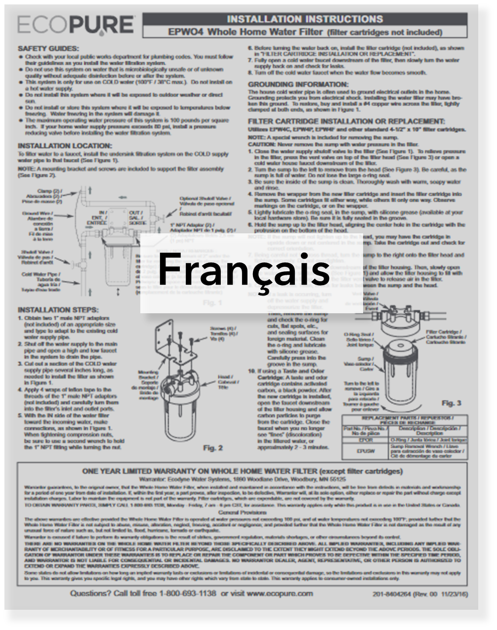 EPWO4 Manual – EcoPure